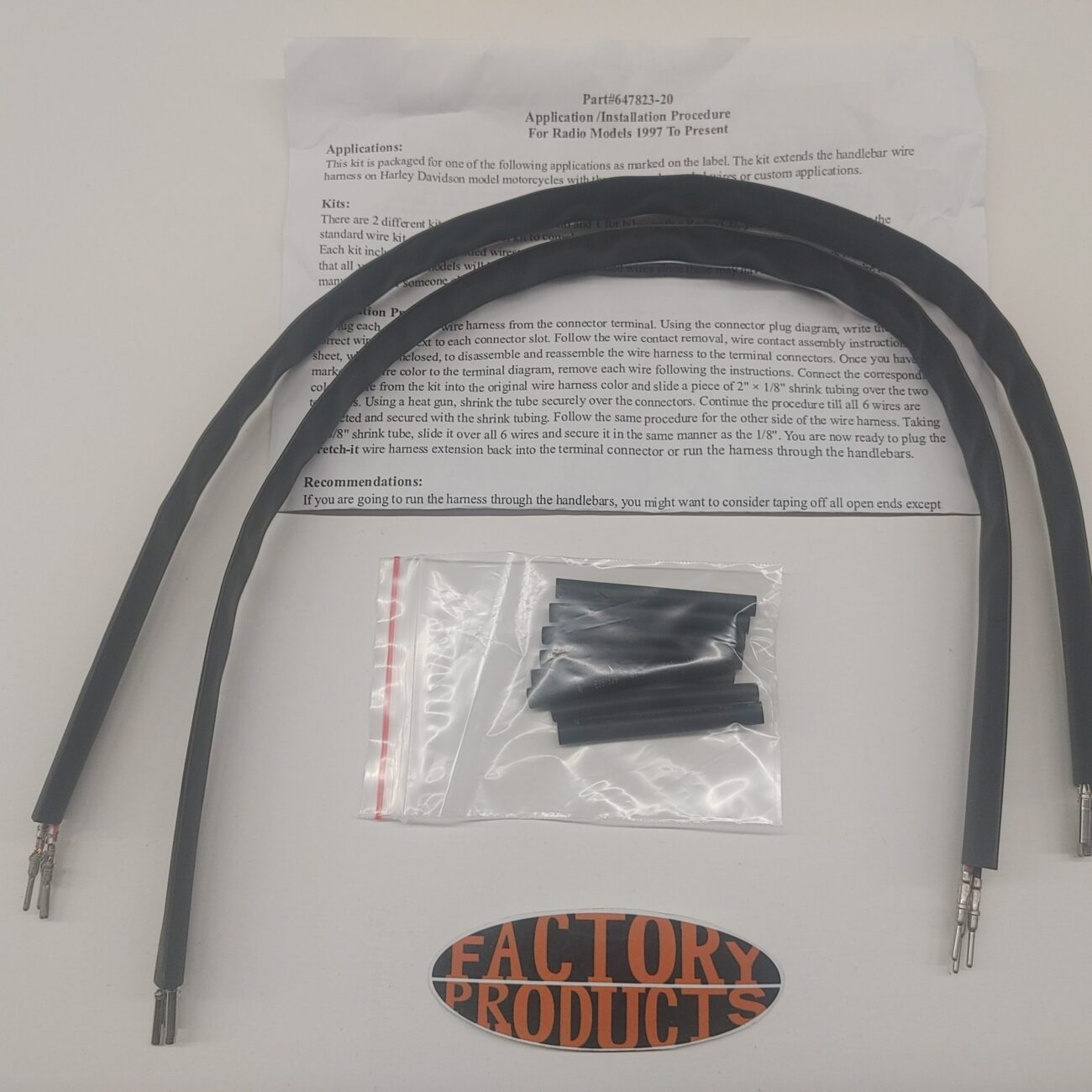Wiring Harnesses, Cables & Connectors - Shop Factory Products - Harley ...