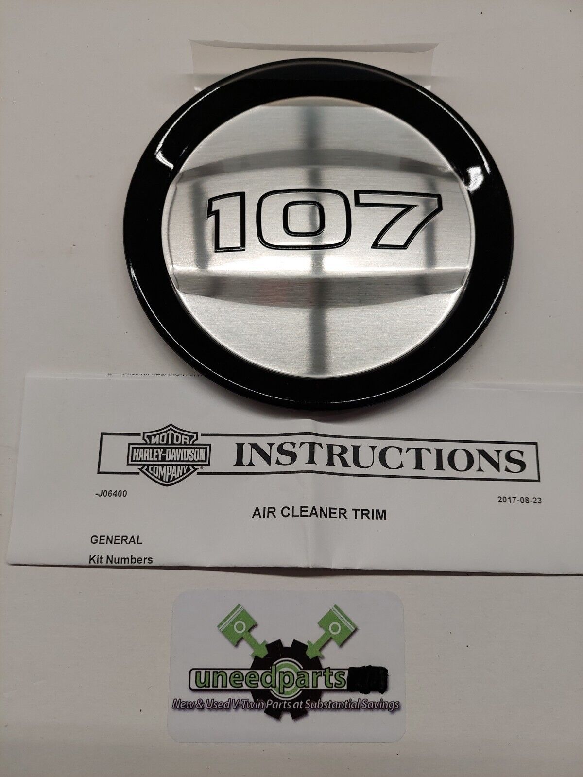 GENUINE HARLEY DAVIDSON 107 Logo Air Cleaner Trim 61300788 - Factory ...